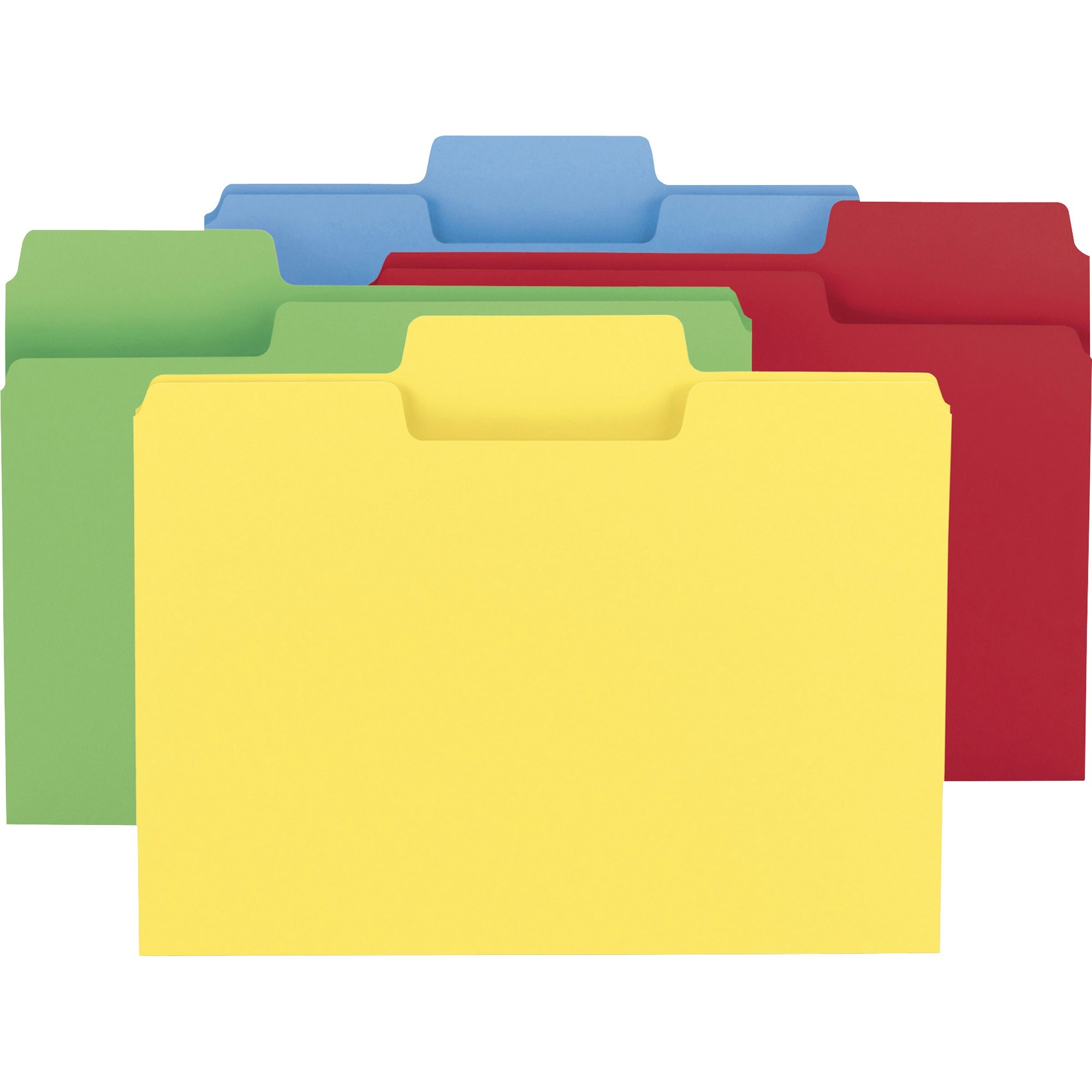 Smead SuperTab 1/3 Tab Cut Letter Recycled Top Tab File Folder