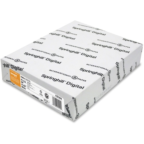 Springhill Digital Index Cardstock, 92 Bright, 90 lb, 8.5" x 11", White ...