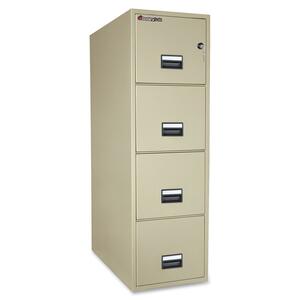 Sentry Safe Vertical Fire File Cabinet – 16.63″ X 31″ X 54″ – 4 X File ...
