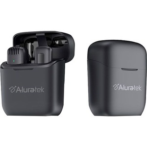 Aluratek AWLML01F Wireless Microphone - Black - Omni-directional - Clip ...