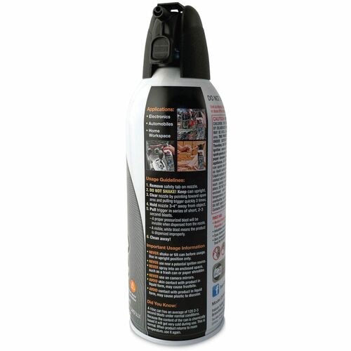 Dust-Off Disposable Compressed Gas Duster, 10 oz Cans, 2/Pack - W.B. Mason