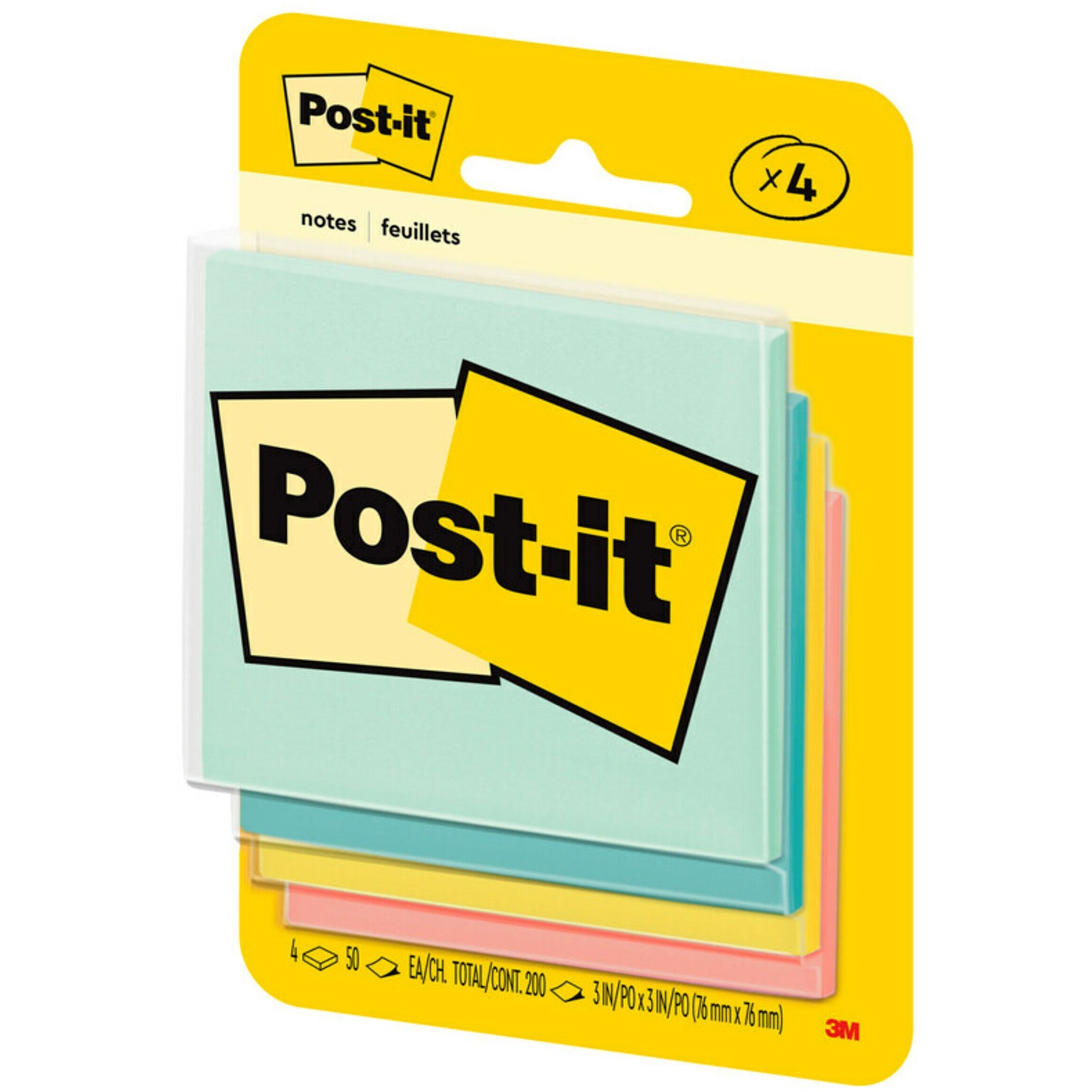 MMM5401 : 3M Post-It& Notes Original Notepads -Beachside CafÉ Color ...
