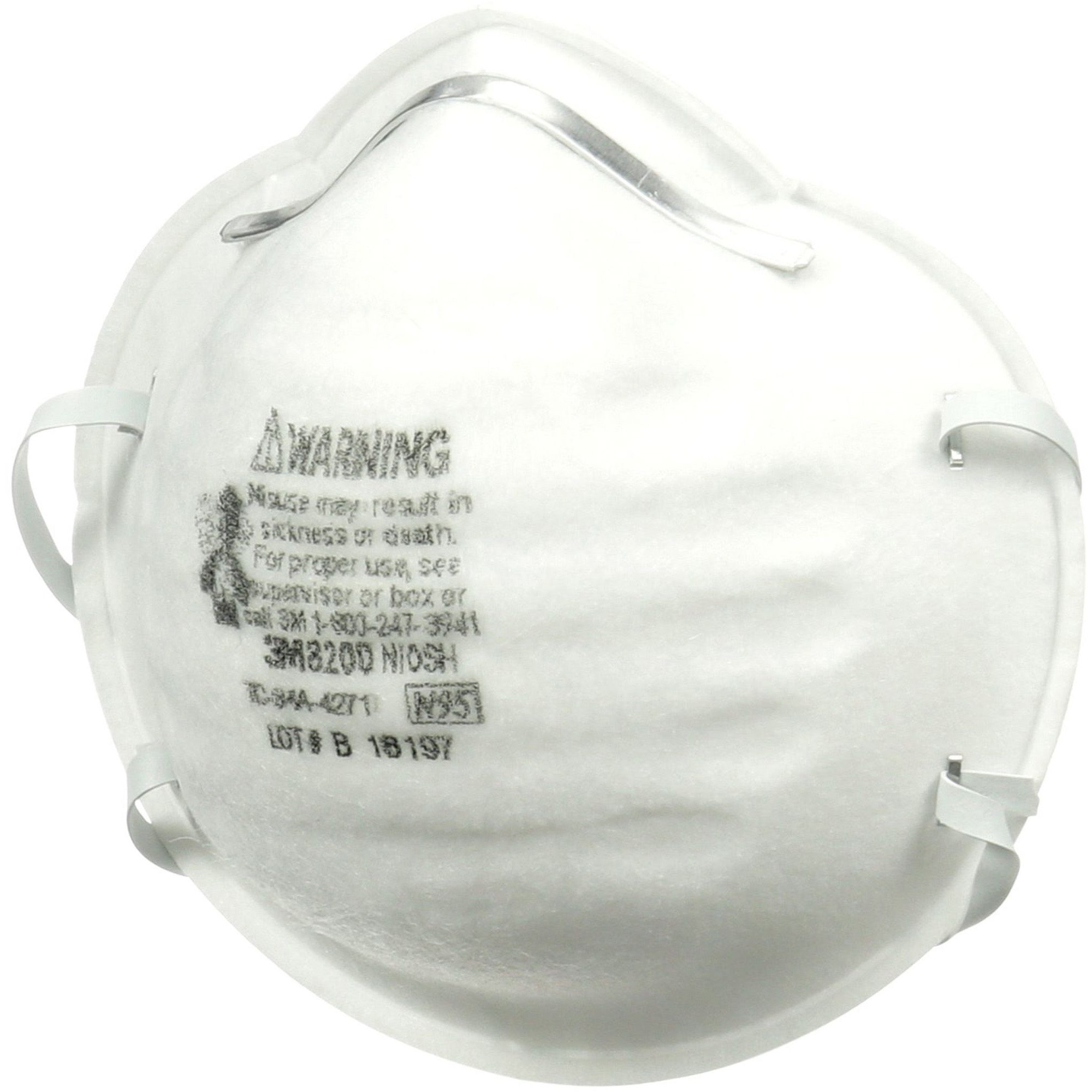 3M N95 Particulate Respirator 8200 Mask | Bedford Office Supply Inc.