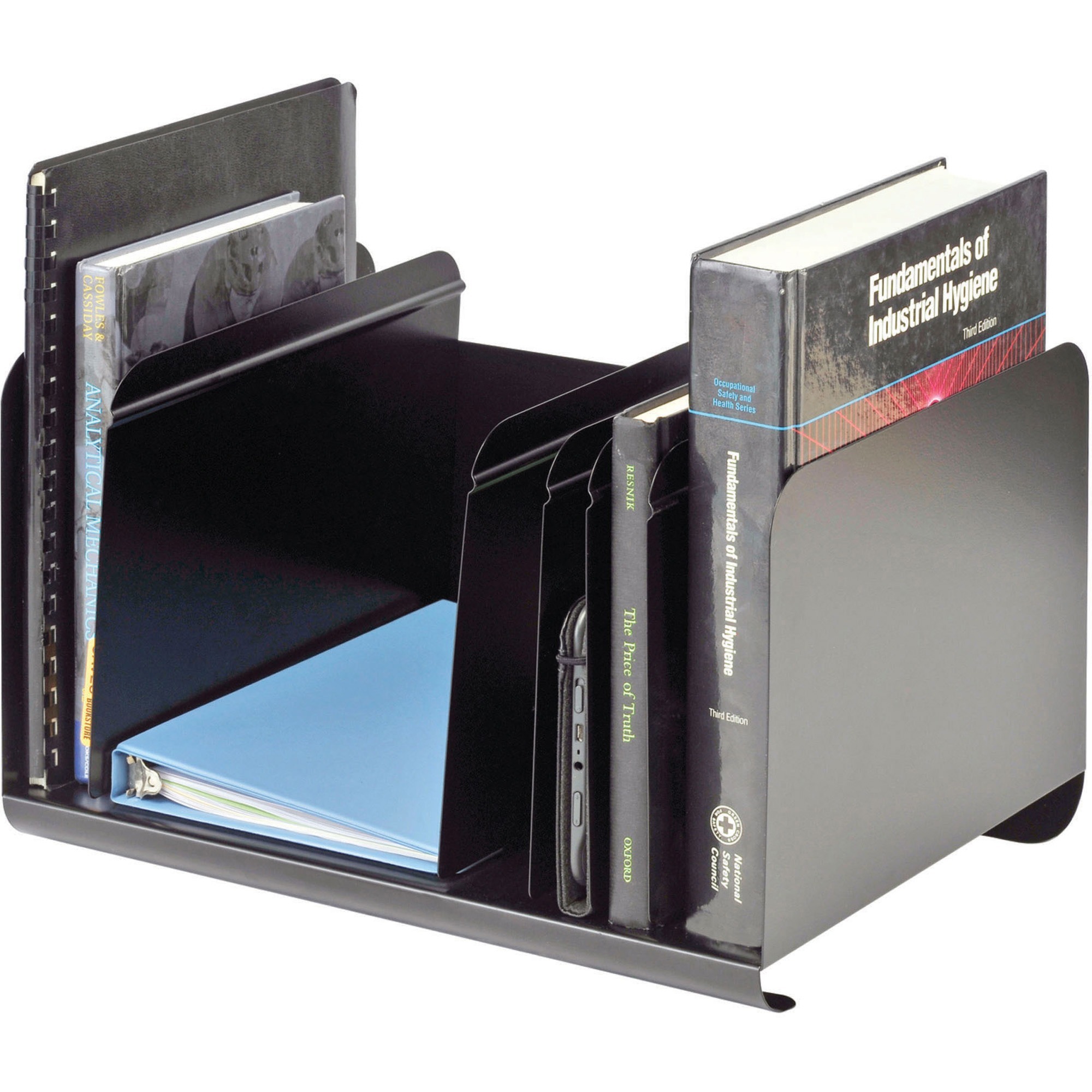 MMF Adjustable Dividers Book Rack