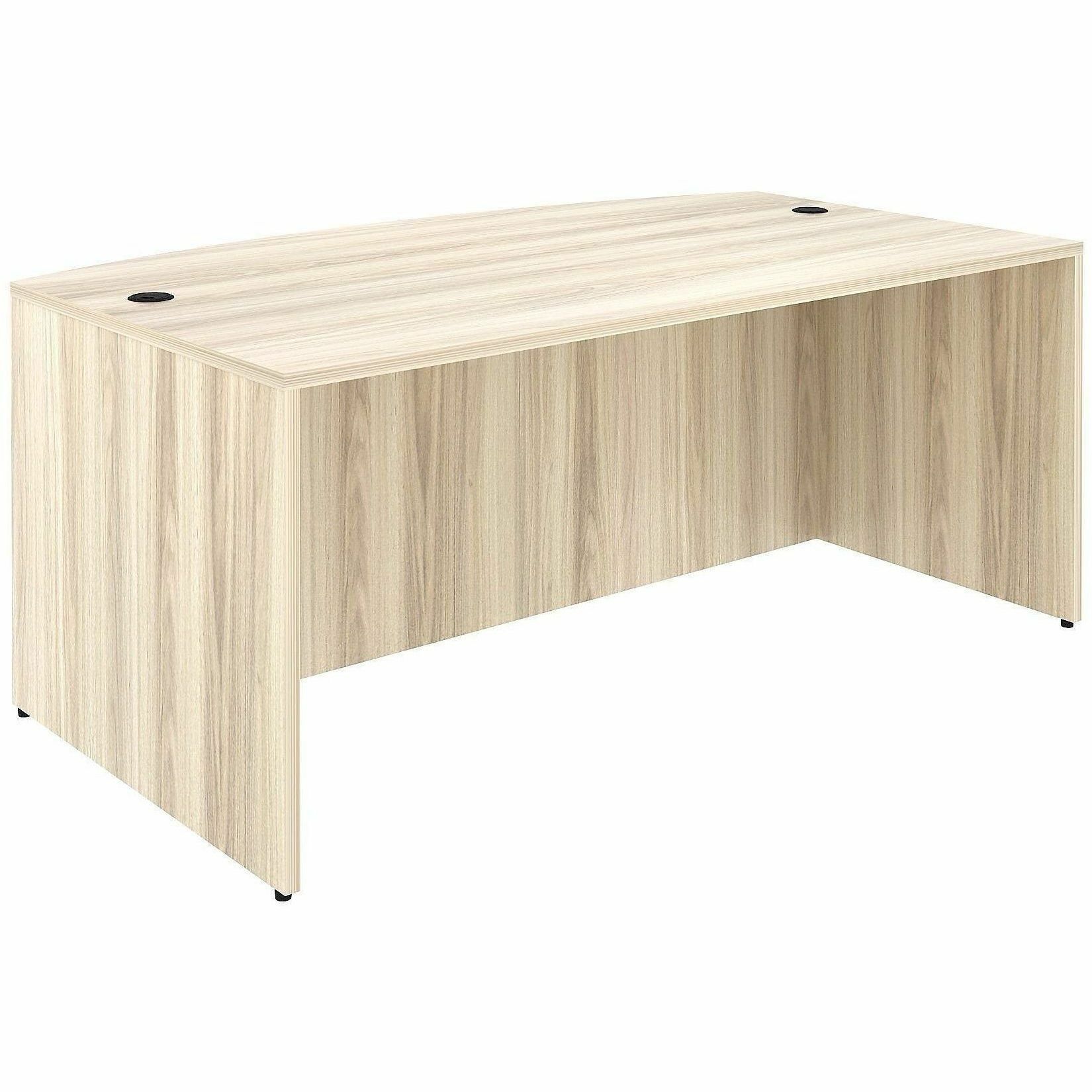 LLR 66300 | Lorell Essentials Bowfront Desk Shell - Lorell Furniture