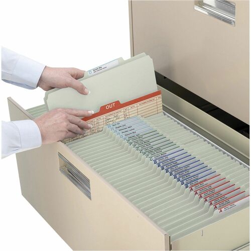 Smead Pressboard Classification Folders, Legal, Four-Section, Gray ...