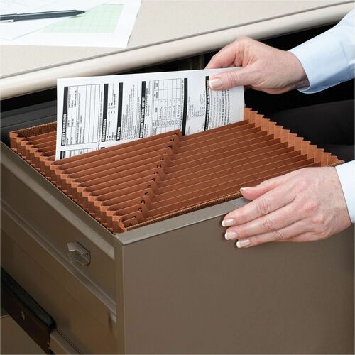Smead Heavy-Duty A-Z Expanding File, 21 Pocket, Legal, Redrope Printed ...