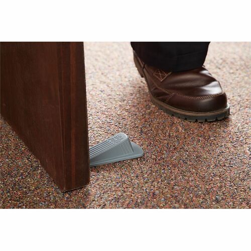 Master Caster Big Foot Doorstop, No-Slip Rubber Wedge, 2-1/4"W x 4-3/4 ...