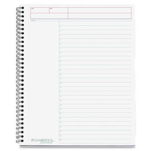 Cambridge Limited Wirebound Action Planner Business Notebook, 8-1/4" x ...