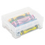 Advantus Super Stacker Crayon Box, Clear, 3 1/2" x 4 4/5" x 1 3/5" - W ...
