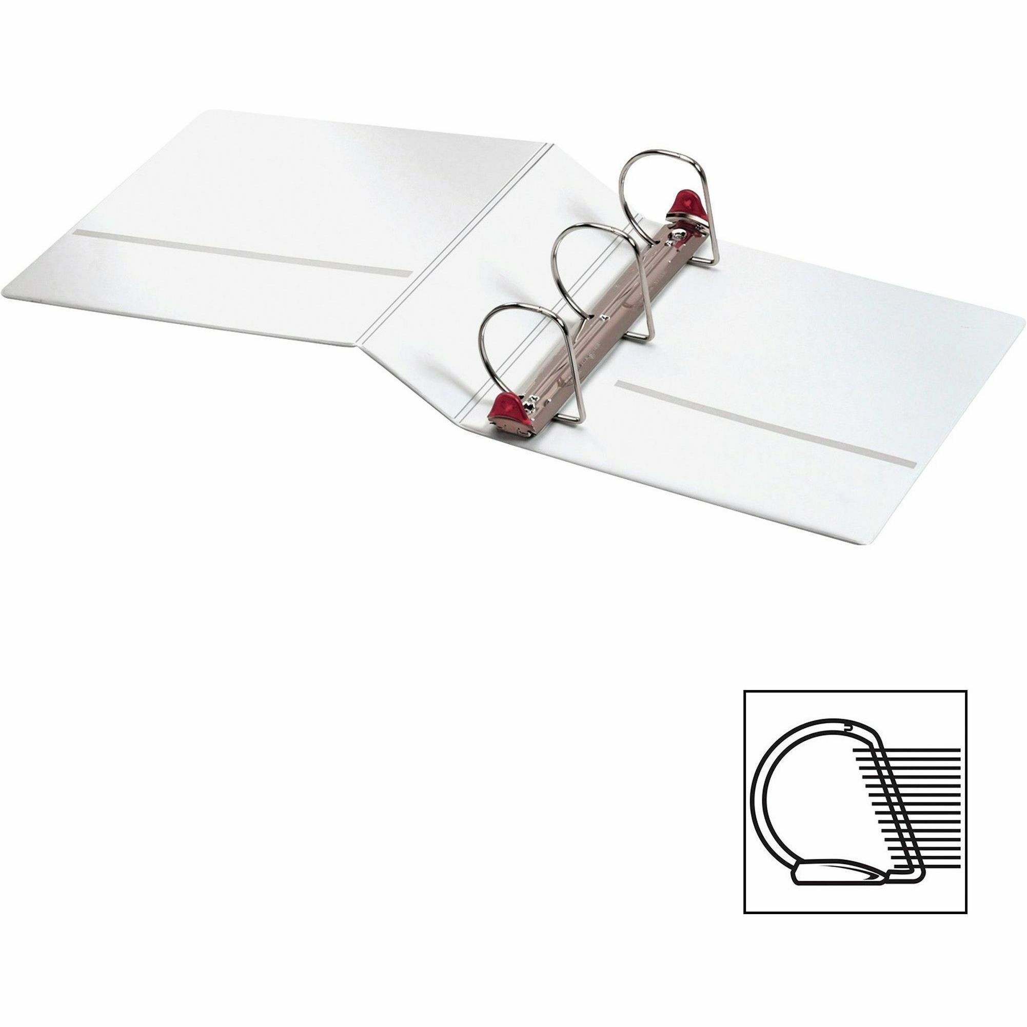 Cardinal Locking Slant-D ClearVue Binder - Ring Binders | TOPS Products