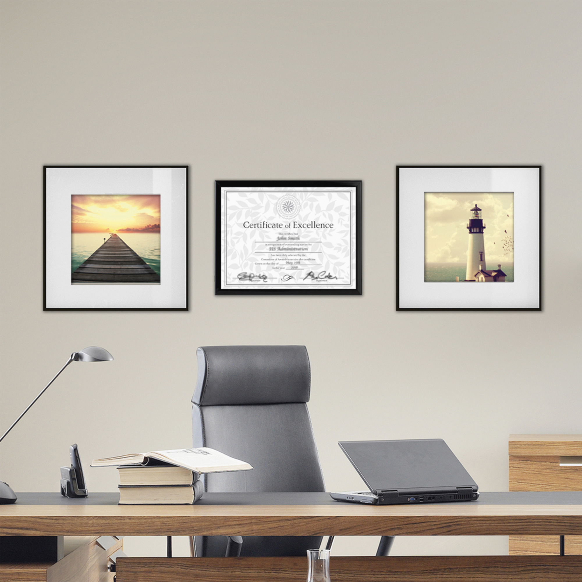Dax Burns Group U-Channel Certificate Frame - Certificate & Document ...