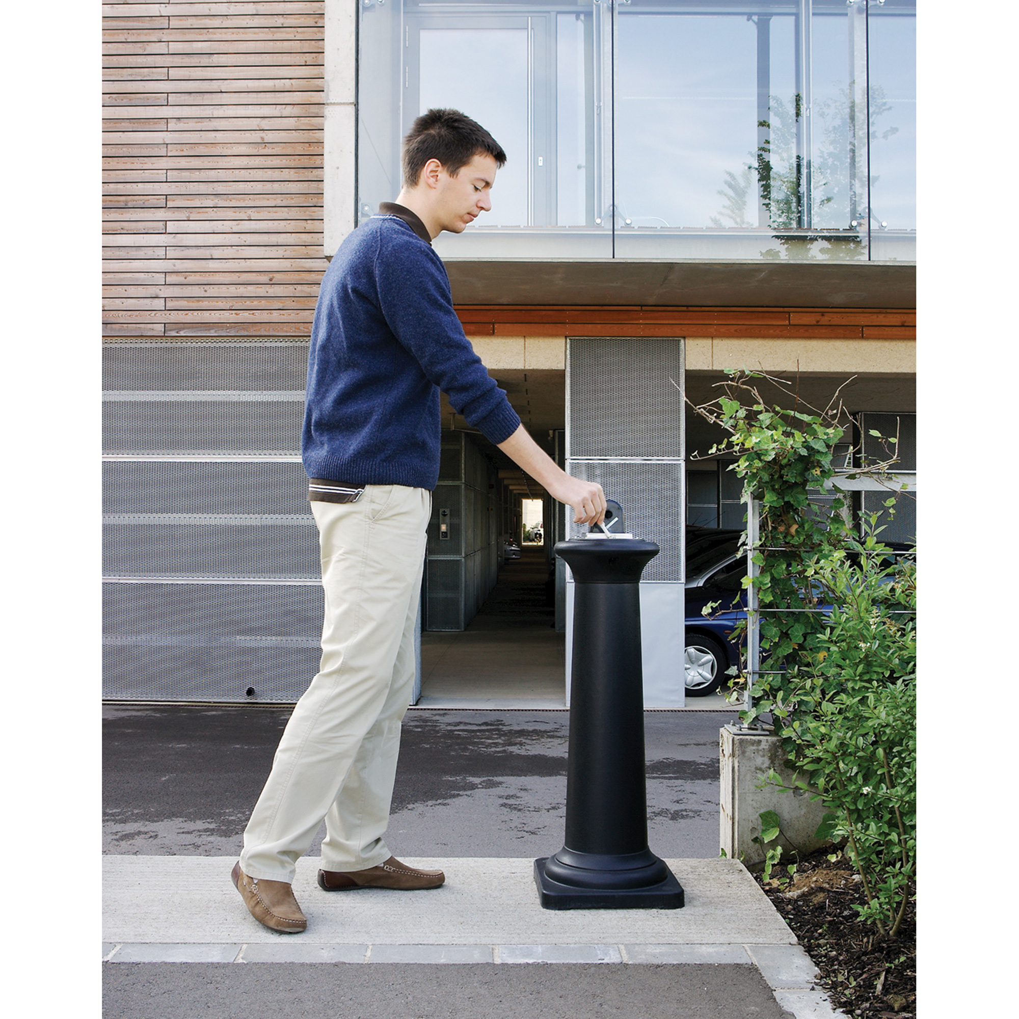 Rubbermaid Commercial Tuscan Smoking Receptacle - Smoking Receptacles ...