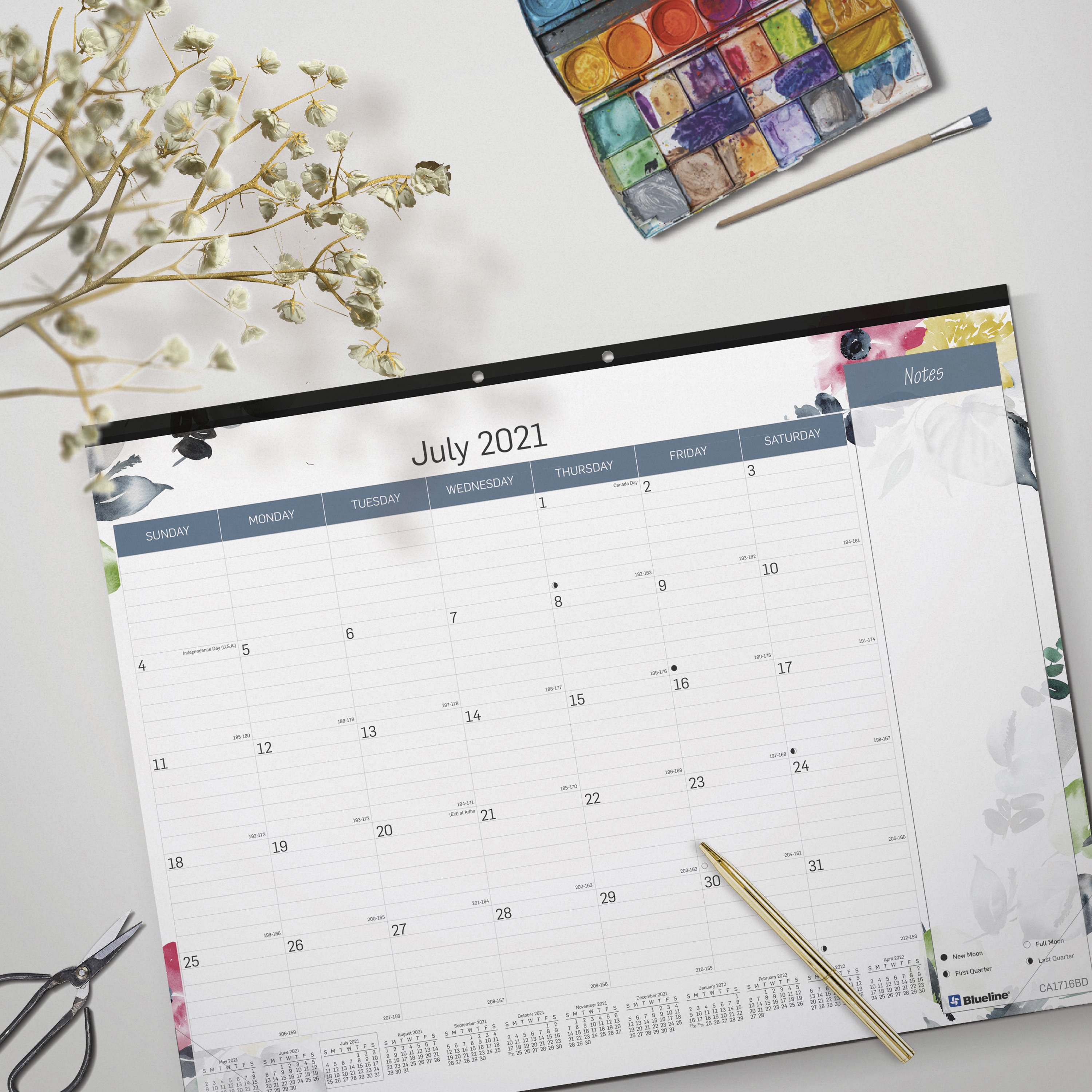 Blueline Academic Desk Pad - Whiteboards & Dry-Erase Boards | Dominion ...