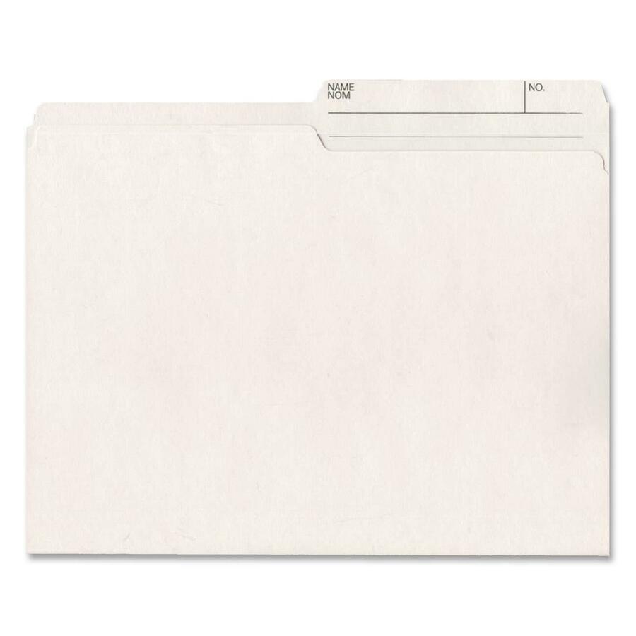 Hilroy 1/2 Tab Cut Letter Recycled Top Tab File Folder - Top Tab ...