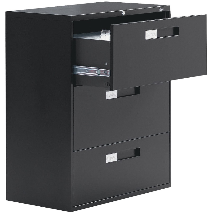 Global Black Lateral File Cabinet | Cabinets Matttroy
