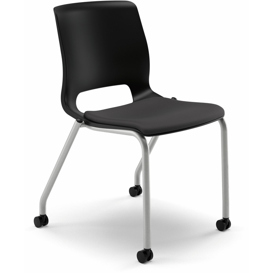 HONMG201CU10 - HON Motivate Chair - Black Fabric Seat - Black Plastic ...