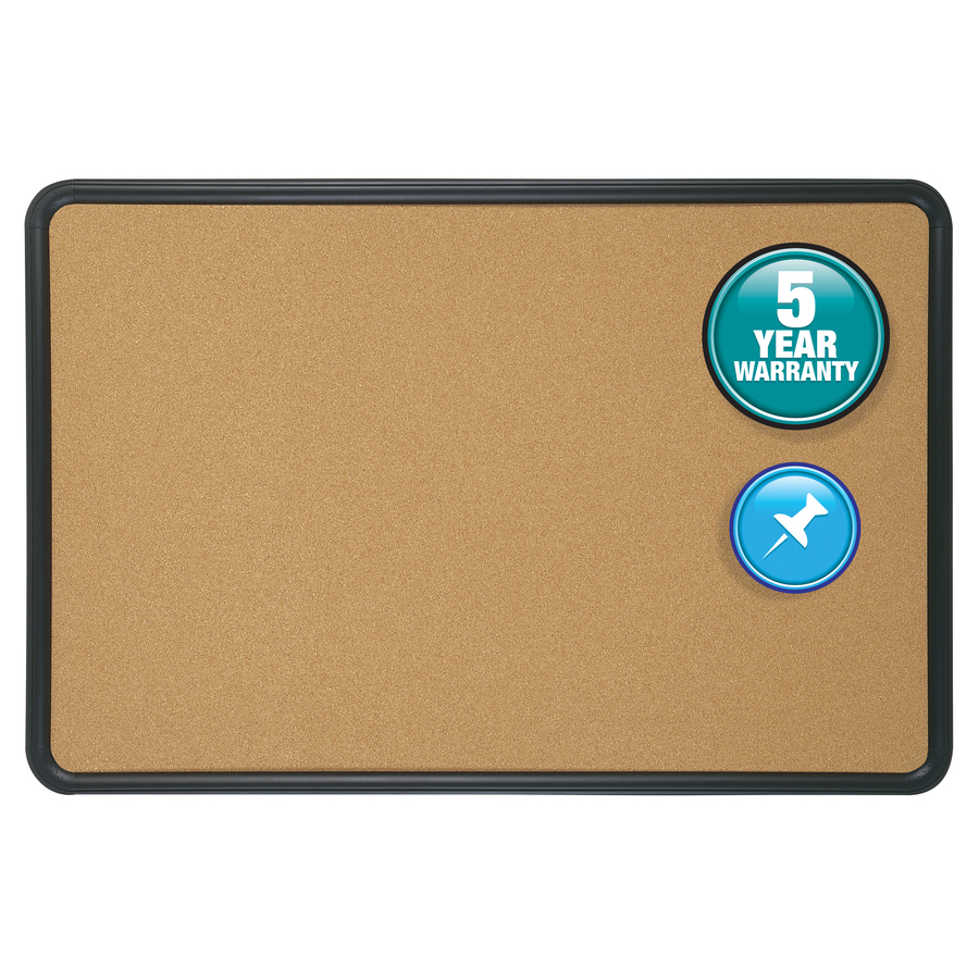 Quartet Contour Bulletin Board - Cork/Fabric Bulletin Boards | ACCO ...