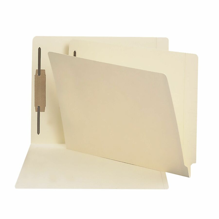 Smead Shelf-Master Straight Tab Cut Letter Recycled Fastener Folder ...