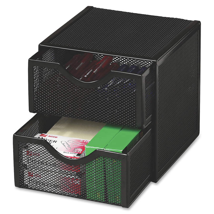 ROL9E5600BLA : Paper Mate® Rolodex Expressions Mesh Drawers Cube - 2 ...