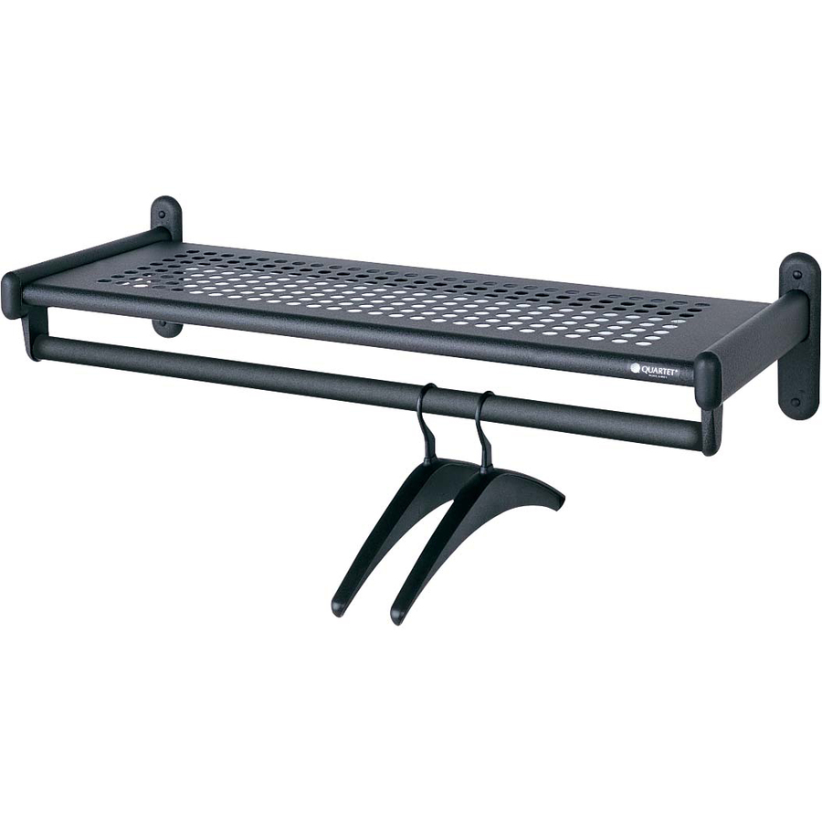 QRT20404 : Quartet® Metal Wall Shelf Rack, Powder Coated Textured Steel ...
