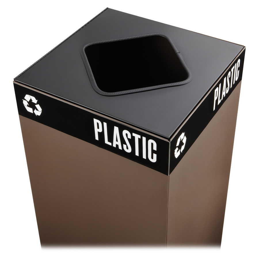 SAF2989BL : Safco® Public Square Recycling Container Lid, Square ...