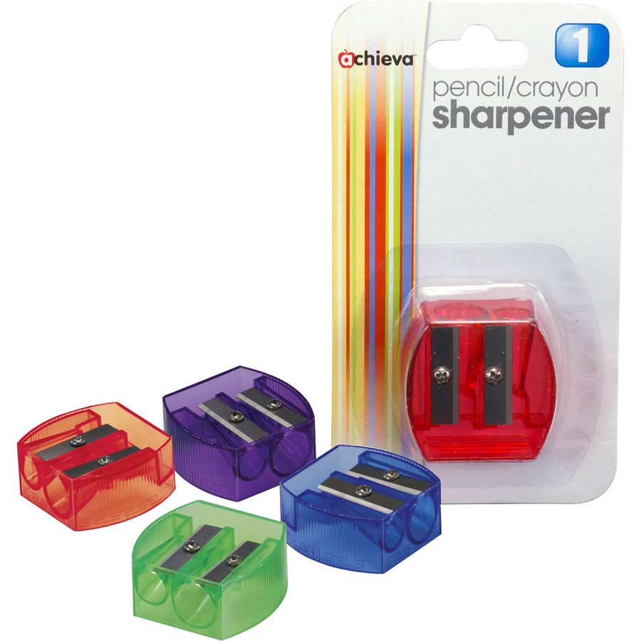 OIC30230 : Officemate Oic Dual-Purpose Pencil & Crayon Sharpener - 2 ...