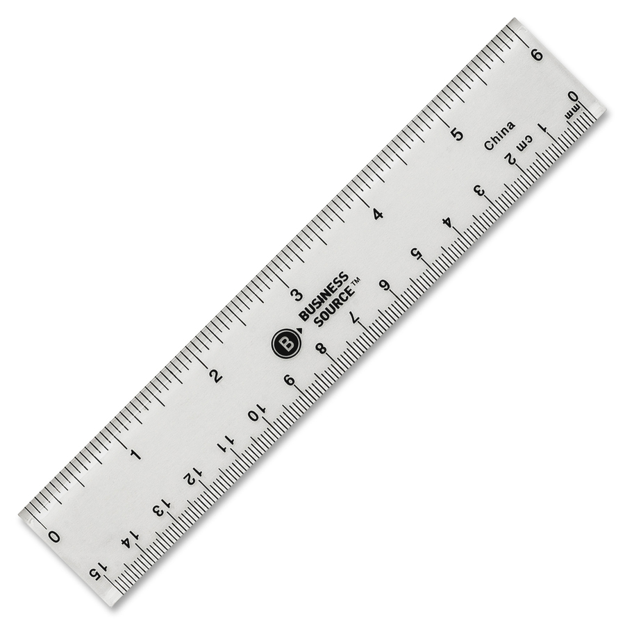 BSN32358 : Business Source Business Source Acrylic Ruler - 6" Length ...