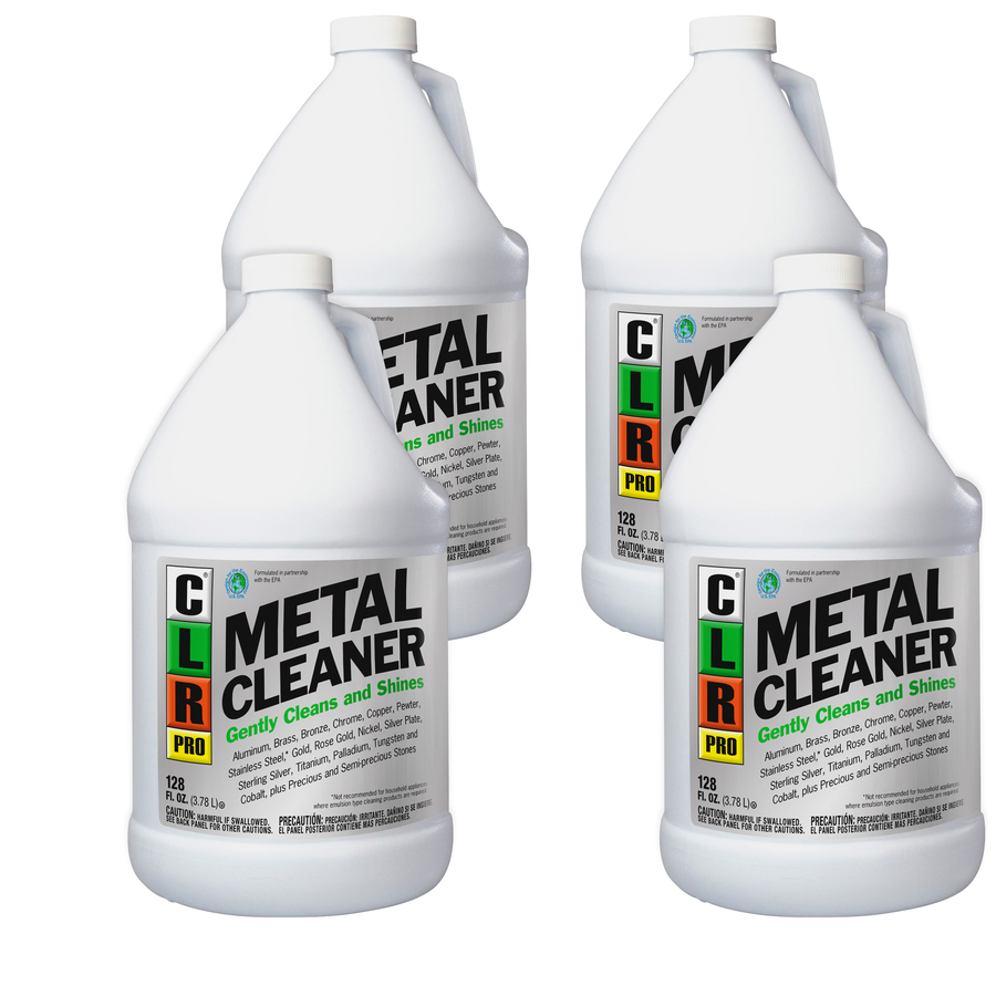 JELCLRMC4PRO : CLR® PRO Metal Cleaner, 128 Oz Bottle, 4/Carton