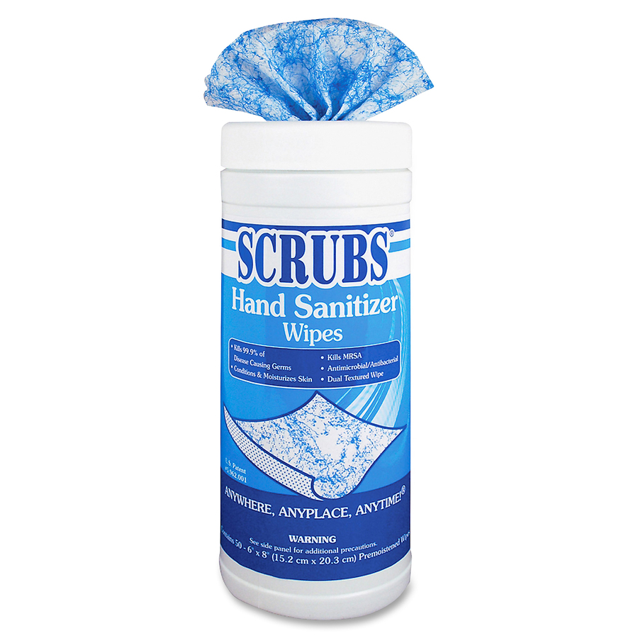ITW90956CTCT : SCRUBS® Scrubs Antimicrobial Hand Sanitizer Wipes ...