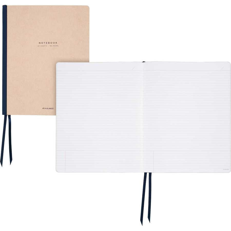 MEAYP14707 : Mead® At-A-Glance Meeting Notebook Twin Wire - 80 Sheets ...