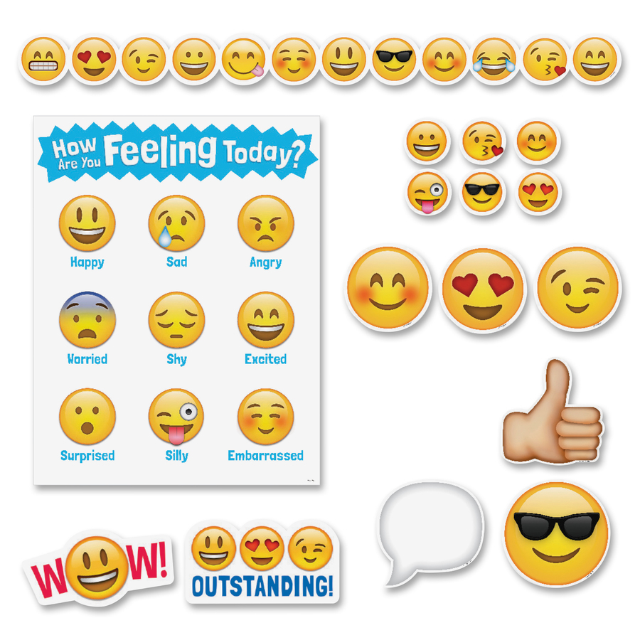 CTC8884 : Creative Arts® Creative Teaching Press Emoji Fun Bulletin Brd ...