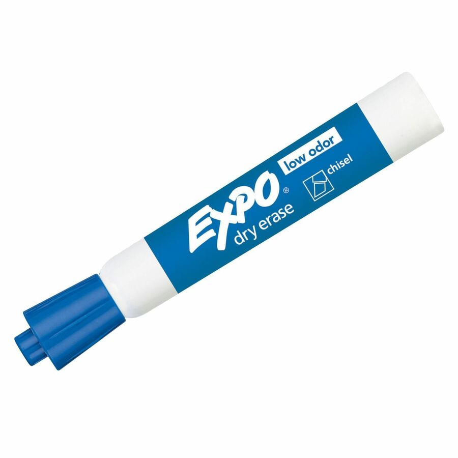 Expo Dry Erase Marker - Chisel Marker Point Style - Blue Alcohol Based ...
