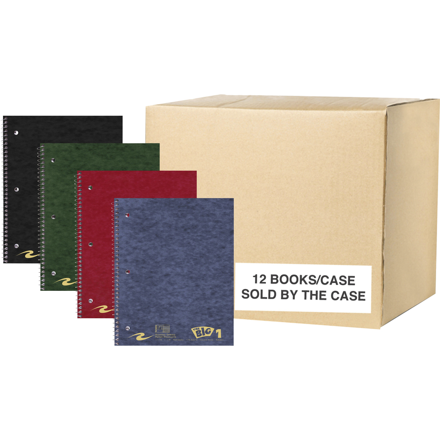 Roaring Spring Stasher College Ruled One Subject Spiral Notebook - Memo ...