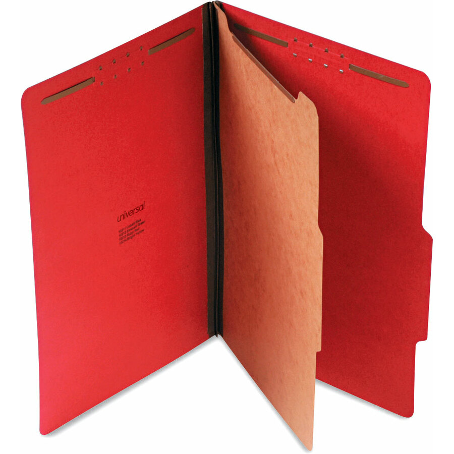 Universal 2/5 Tab Cut Legal Classification Folder | Advantage Office ...