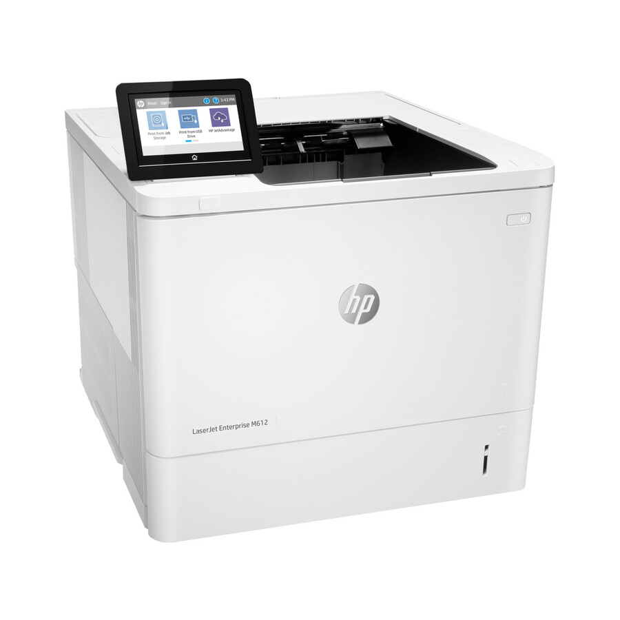 HP LaserJet Enterprise M612dn Desktop Laser Printer - Monochrome - 71 ...