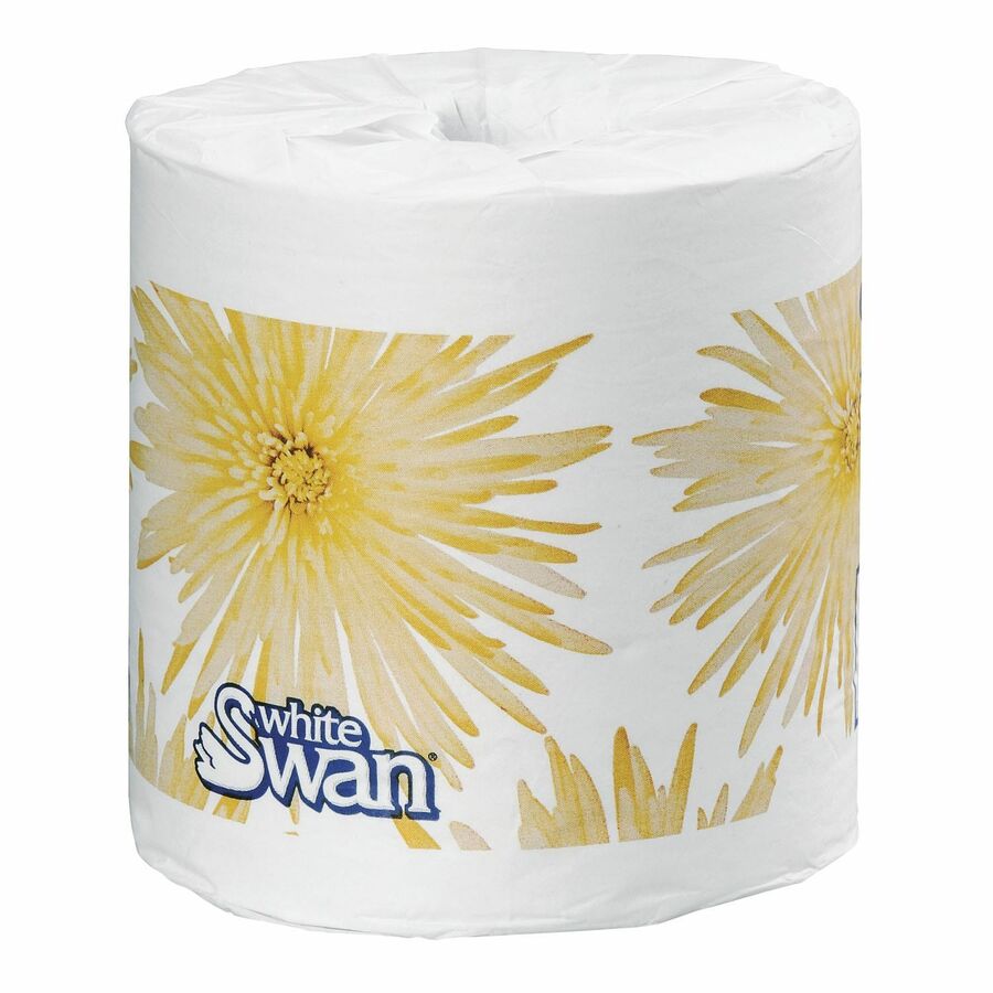White Swan Bathroom Tissues - 2 Ply - 429 Sheets/Roll - Individually ...