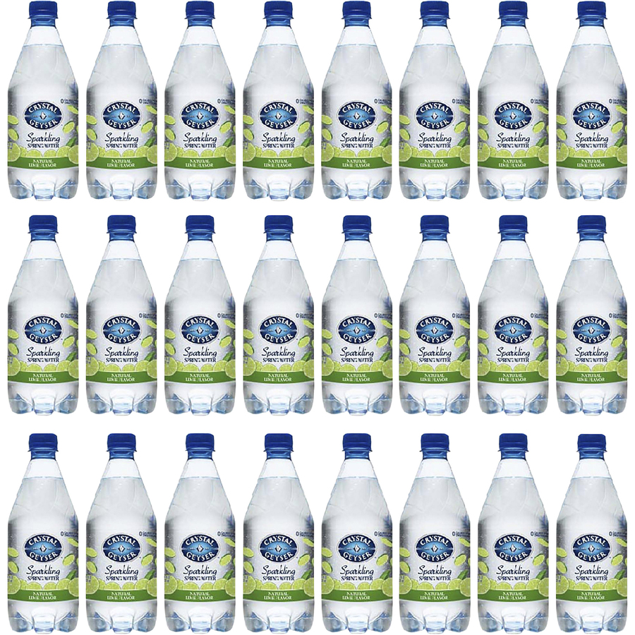 Crystal Geyser Natural Lime Sparkling Spring Water | Office City ...