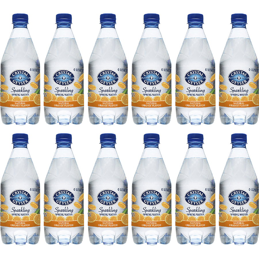 Crystal Geyser Natural Orange Sparkling Spring Water | ONE OFFICE SOLUTION