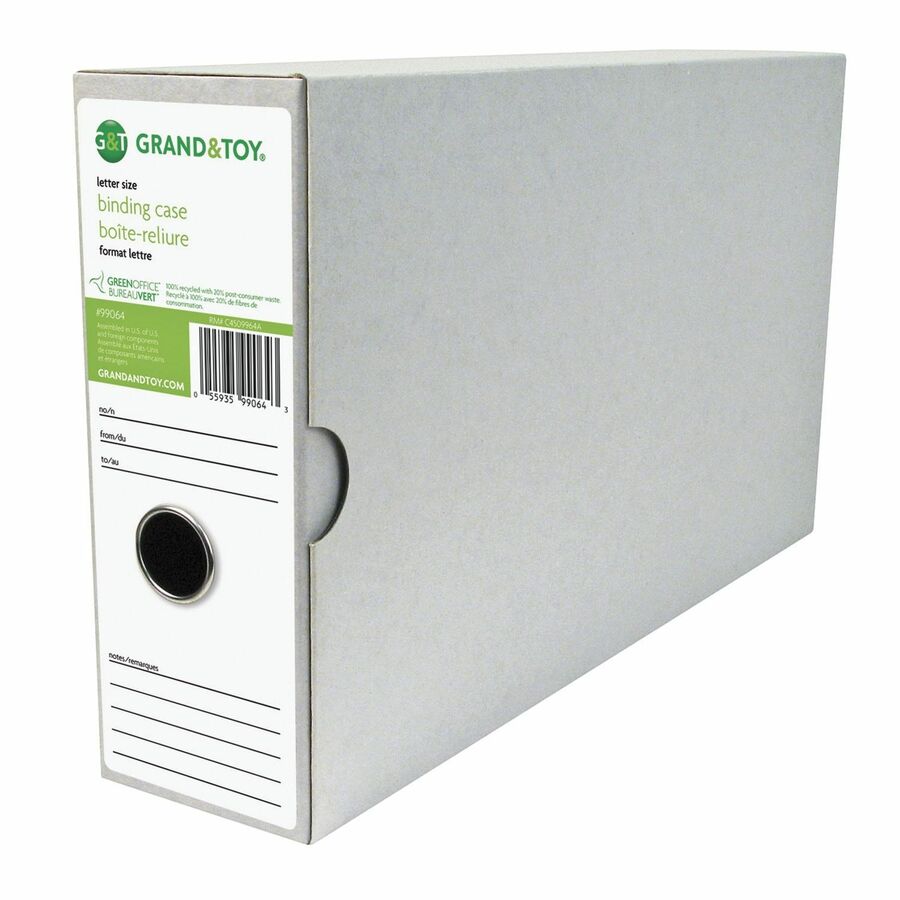 Offix Letter Recycled Box File - 8 1/2" x 11" - 6 / Pack - Madill - The ...