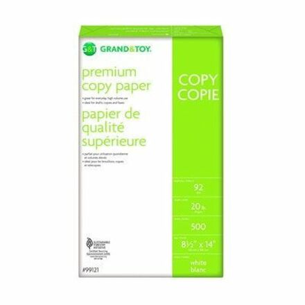 Paperline Office Paper - 92 Brightness - Legal - 8 1/2" x 14" - 20 lb ...