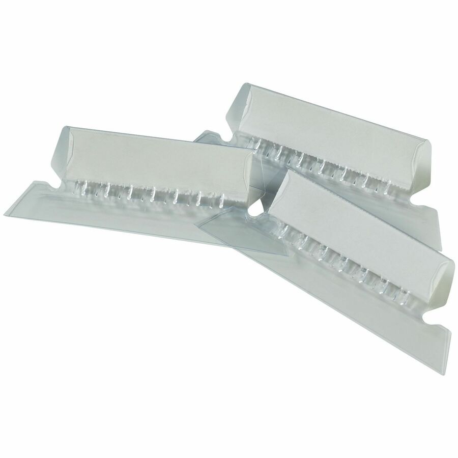 Continental Transparent 2" Flexible Tabs - x 2" Tab Width - Transparent ...