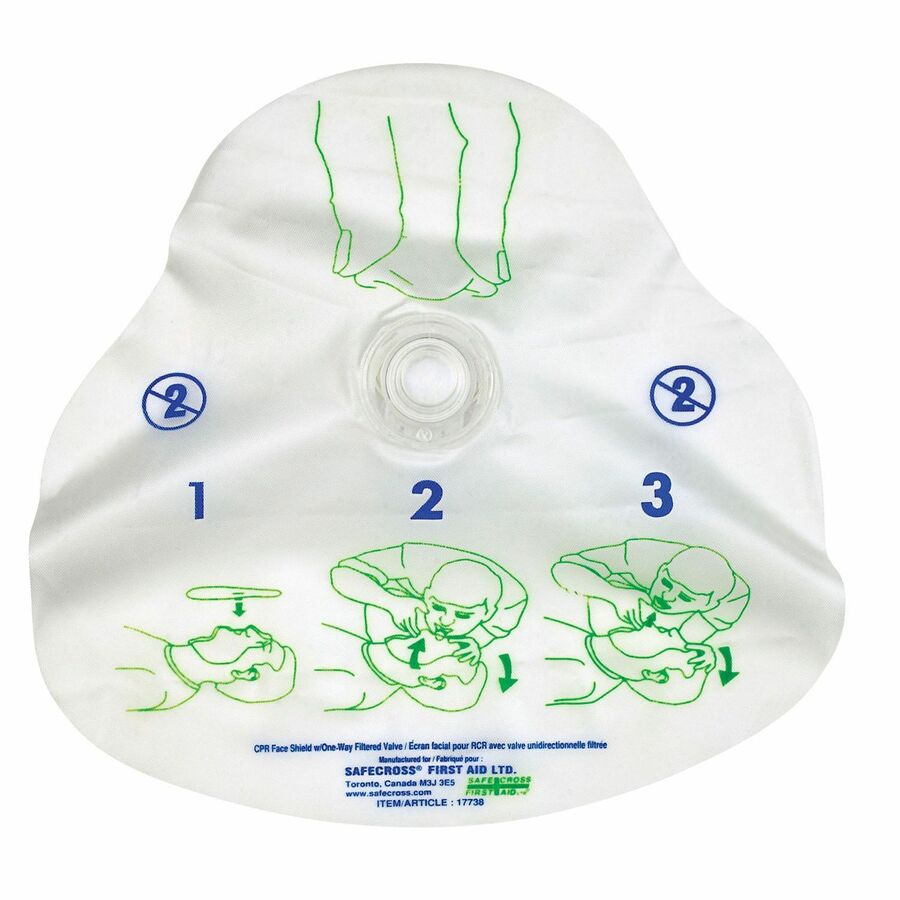 Safecross CPR Face Shield - 1 / Unit - Madill - The Office Company