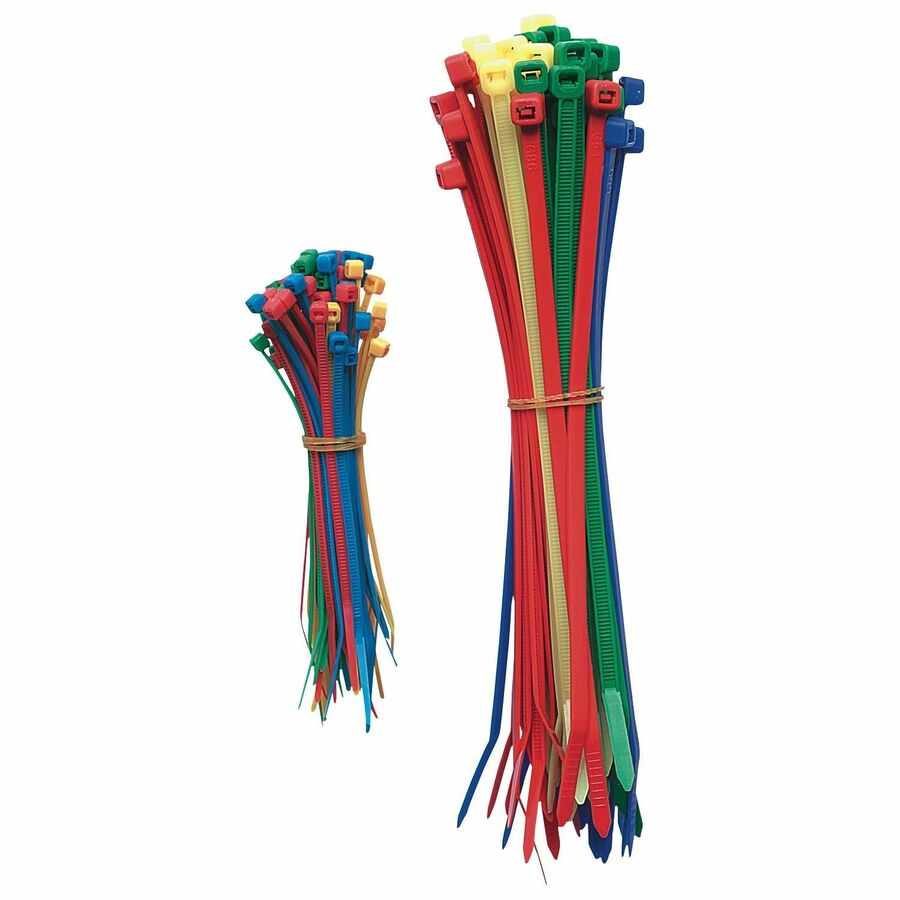 DURALINE Cable Tying - Cable Tie - Assorted - 100 / Pack Pack - Nylon ...