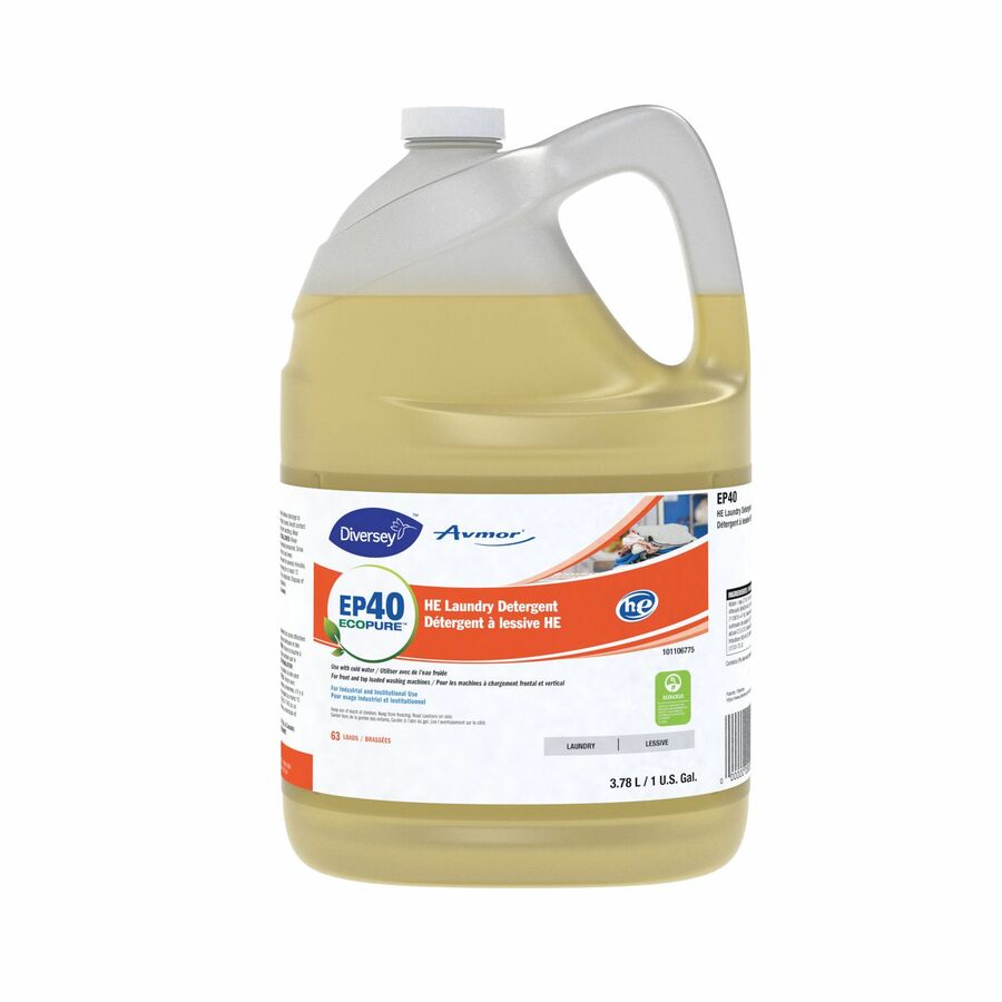 Diversey EP40 HE Laundry Detergent - For Multipurpose - Ready-To-Use ...