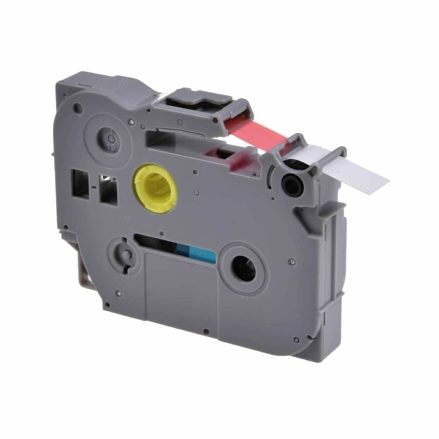 Grand & Toy Laminated TZ and TZe Tape Cassettes, Red Type/White Label ...