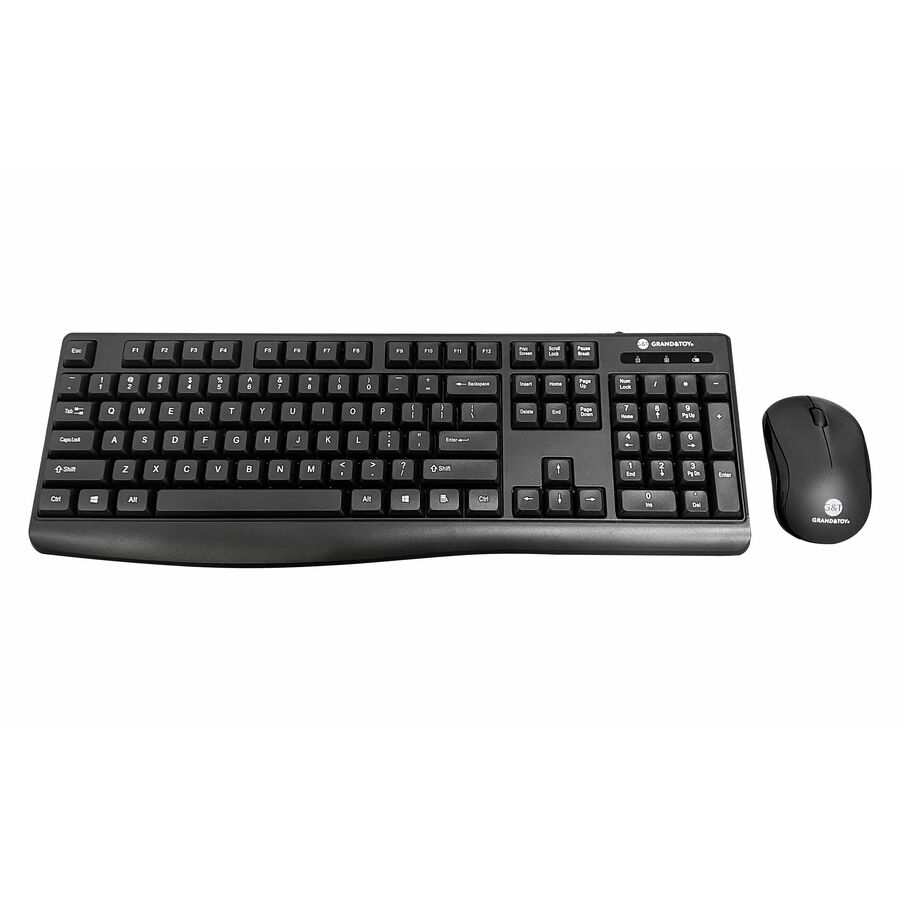 Grand & Toy Wireless Keyboard & Mouse Combo - USB Type A Wireless ...