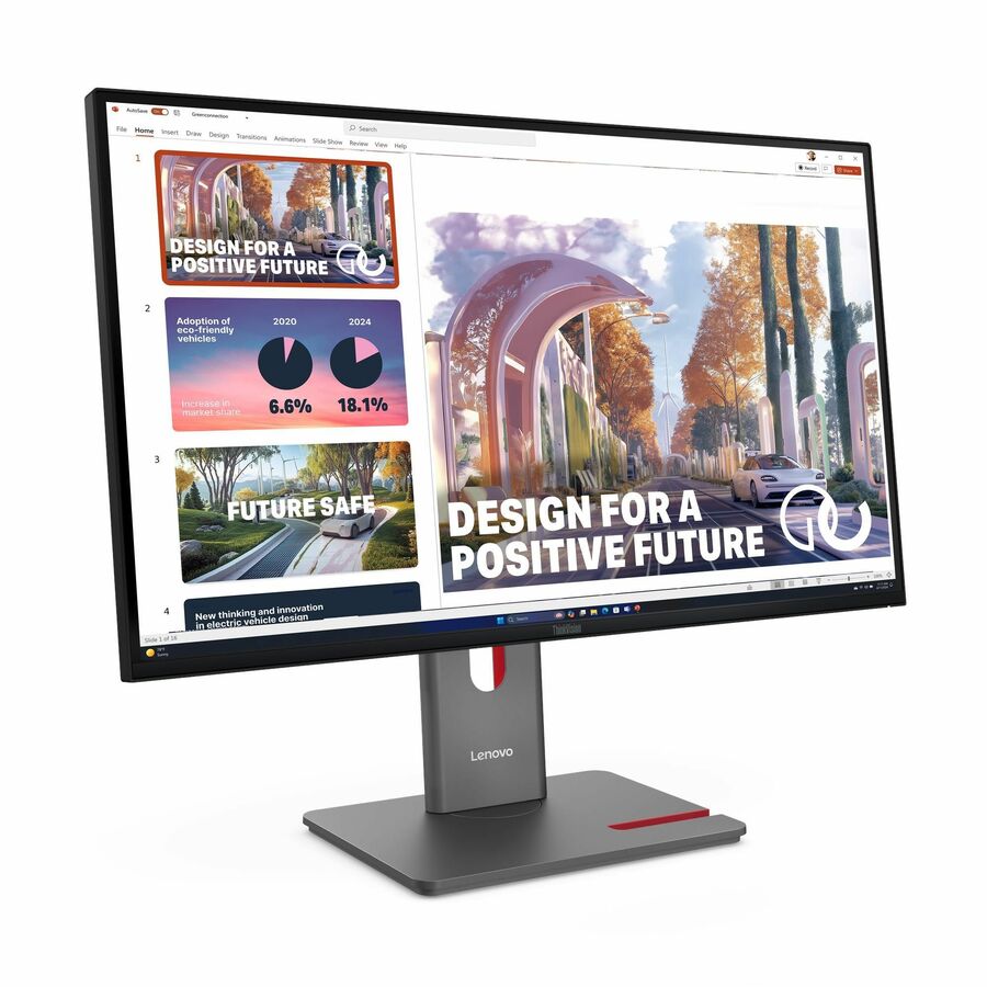 Lenovo ThinkVision P27QD-40 27" Class WQHD LED Monitor - 16:9 - Raven ...