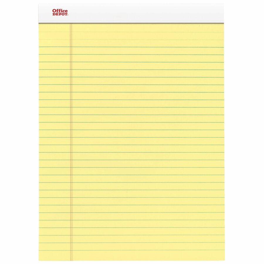 Grand & Toy Notepad - 50 Sheets - Double Stitched - Ruled - Letter - 8 ...