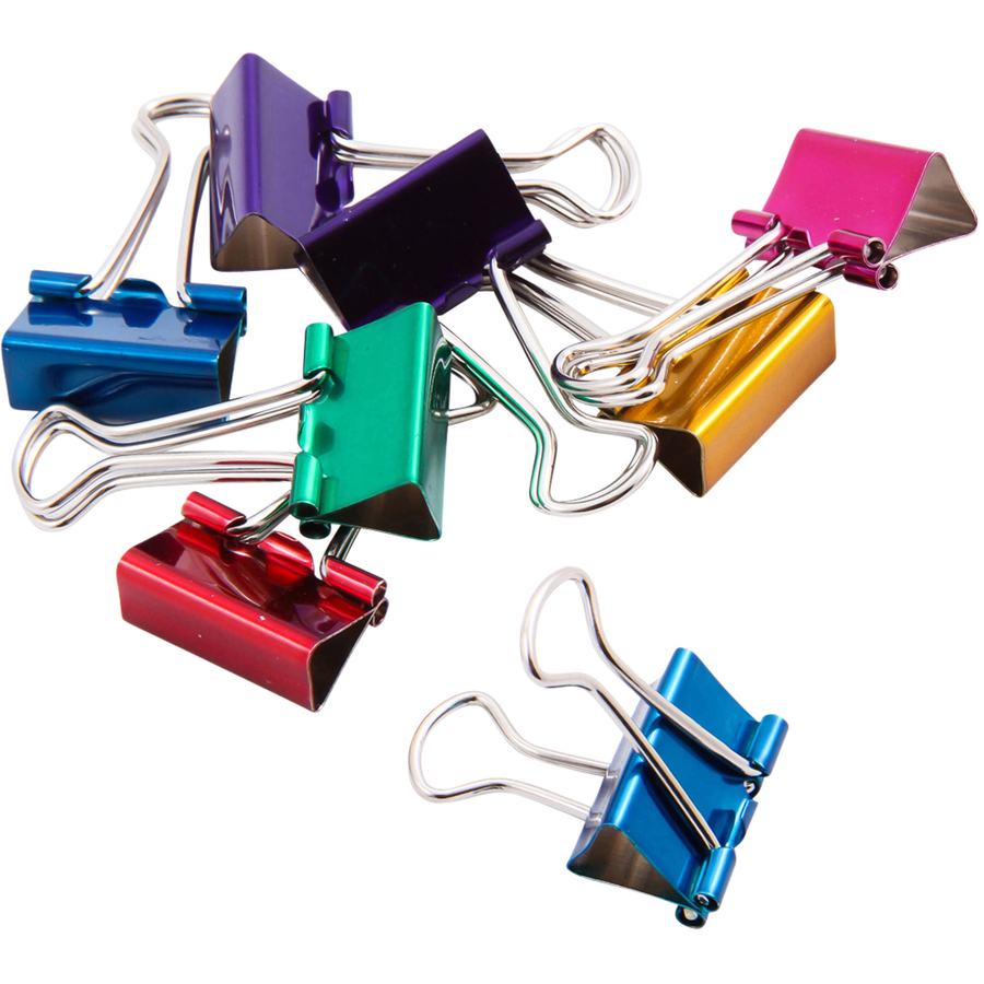Baumgartens Metallic Colored Binder Clip